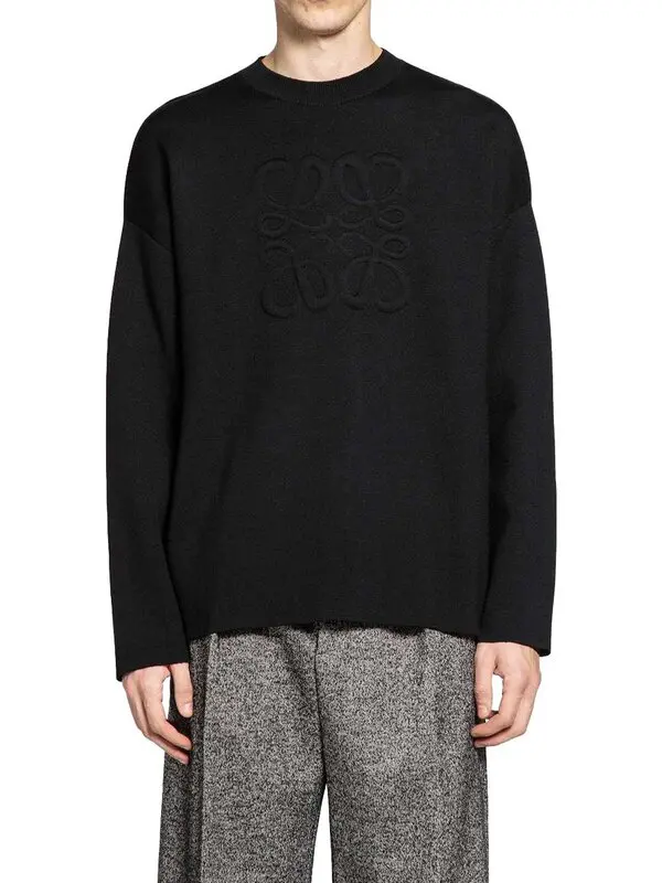 Loewe Anagram Sweater - Black