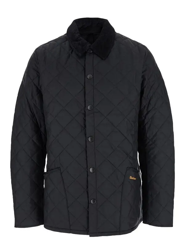 Barbour Heritage Liddesdale Jacket With Logo - Black