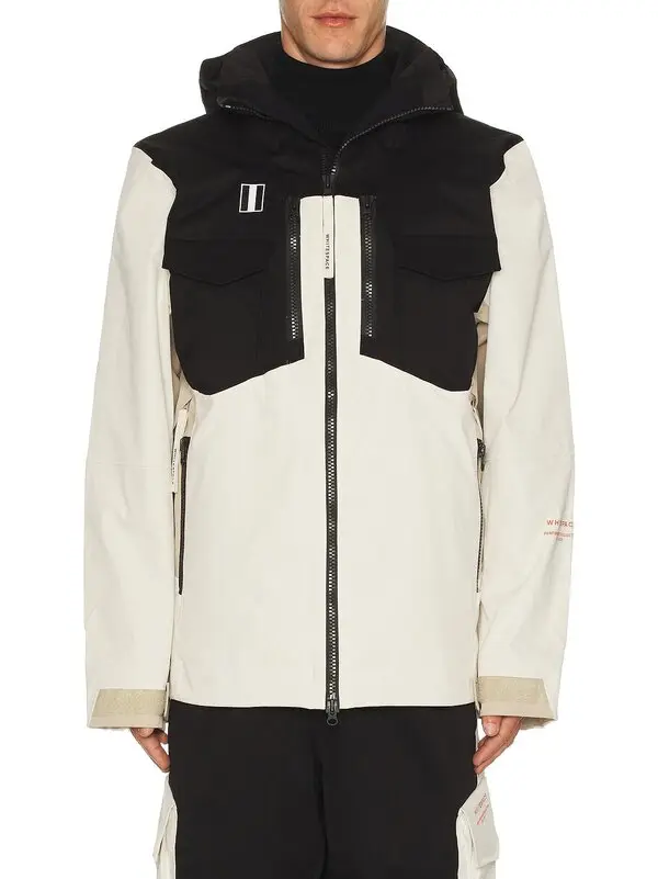 WHITESPACE 2l Insulated Cargo Jacket - Plaza Taupe, Black Onyx, & Bone