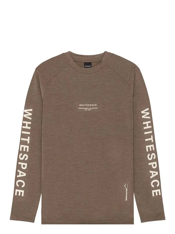 WHITESPACE Graphene Crew Neck T-shirt In Grey - Falcon