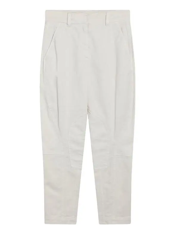 Brunello Cucinelli Equestrian Trousers - White
