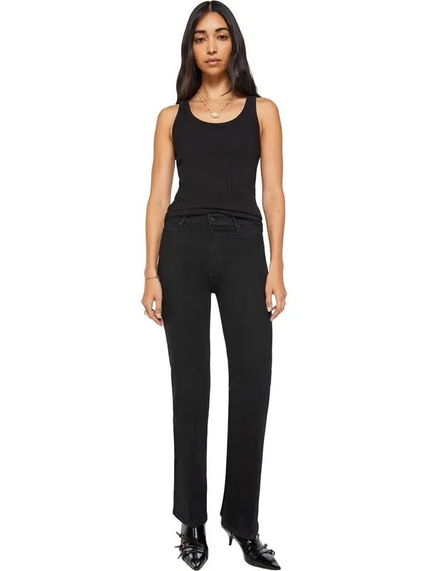 MOTHER The Kick It Jeans - Black