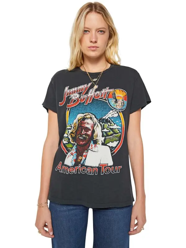 MadeWorn Jimmy Buffet Graphic T-shirt - Black