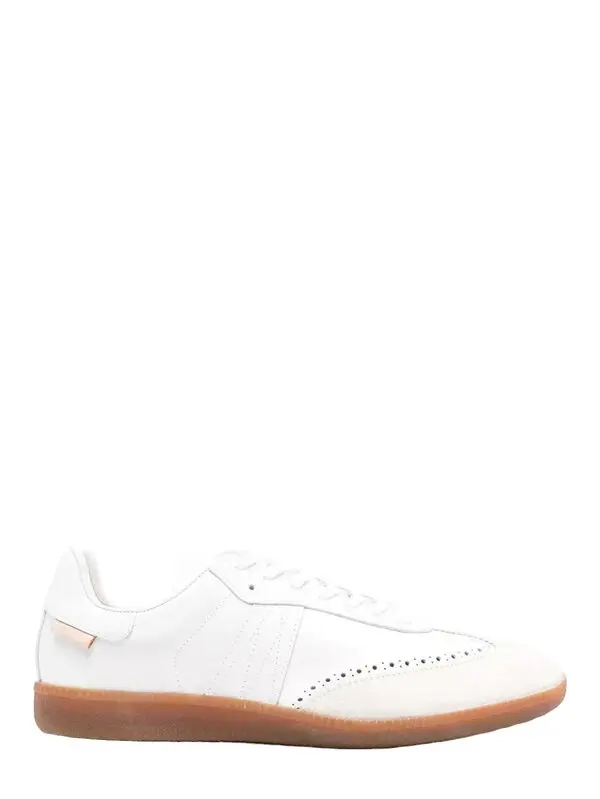 HENDER SCHEME Citizen Lace-up Leather Sneakers - White