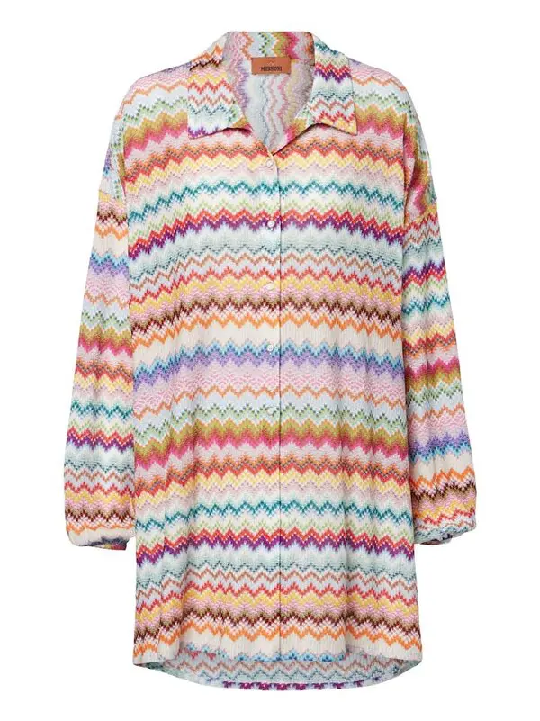 Missoni Zigzag Lamé Shirt - Multicoloured