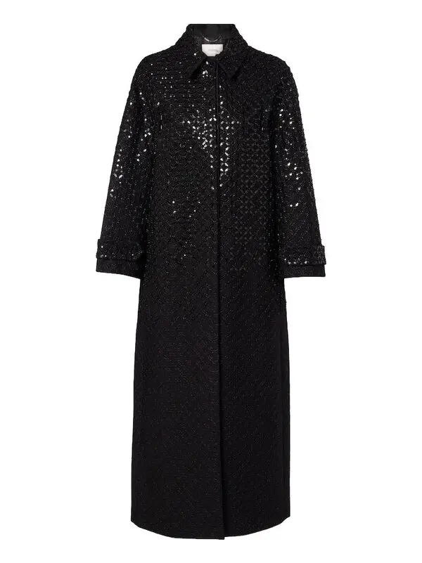 Dorothee Schumacher Sequined Coat - Black