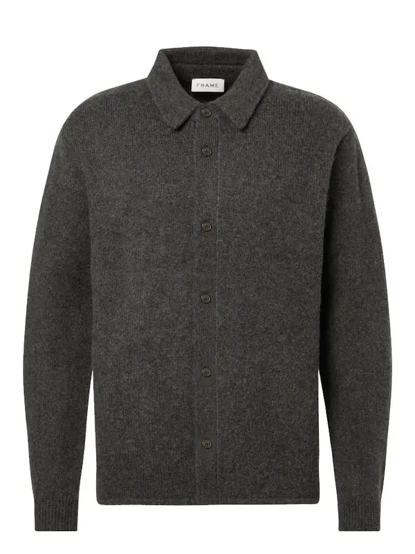 FRAME Wool Overshirt - Grey