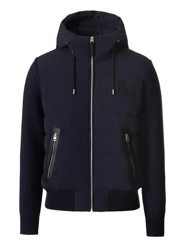 Mackage Mixed Media Light Down Jacket - Navy