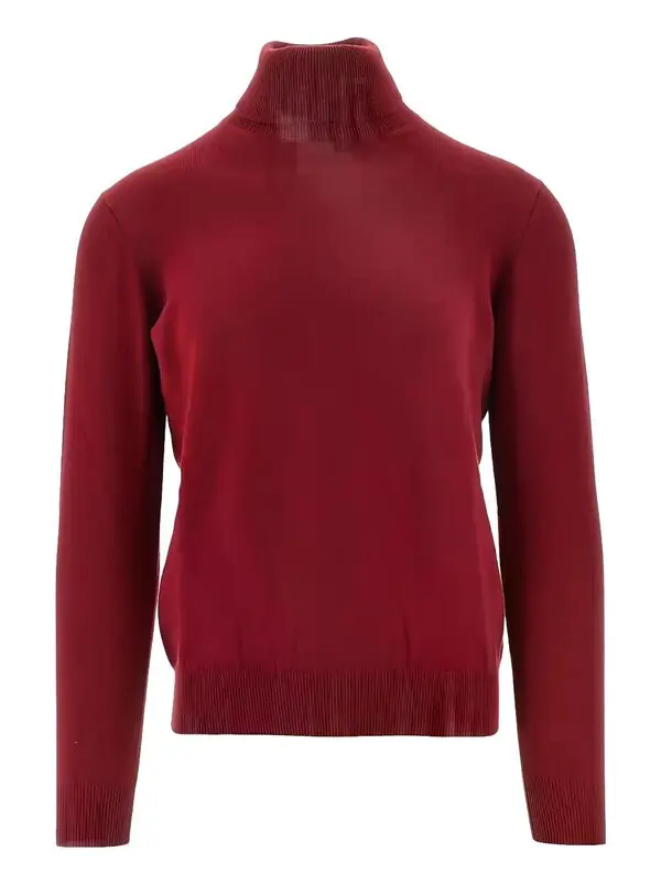 PIACENZA CASHMERE 1733 Roll-neck Sweater - Red