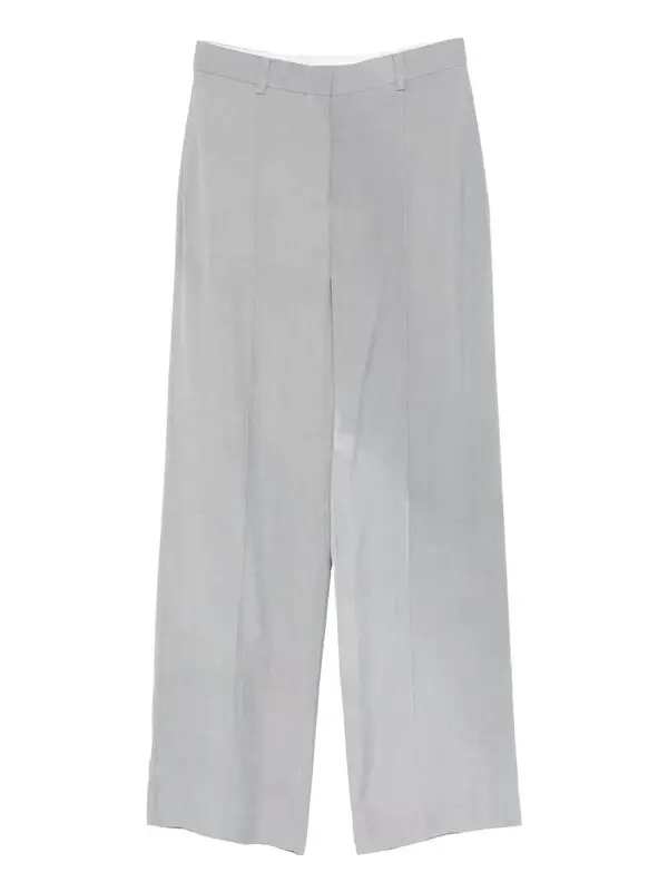 ST. AGNI Belt-loops Trousers - Grey
