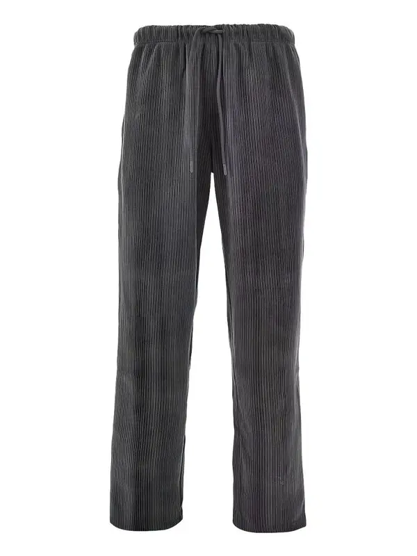 Emporio Armani Striped Trousers - Grey