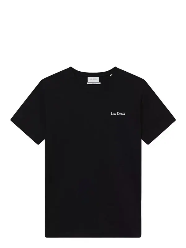 LES DEUX Brady Flowermarket T-shirt - Black