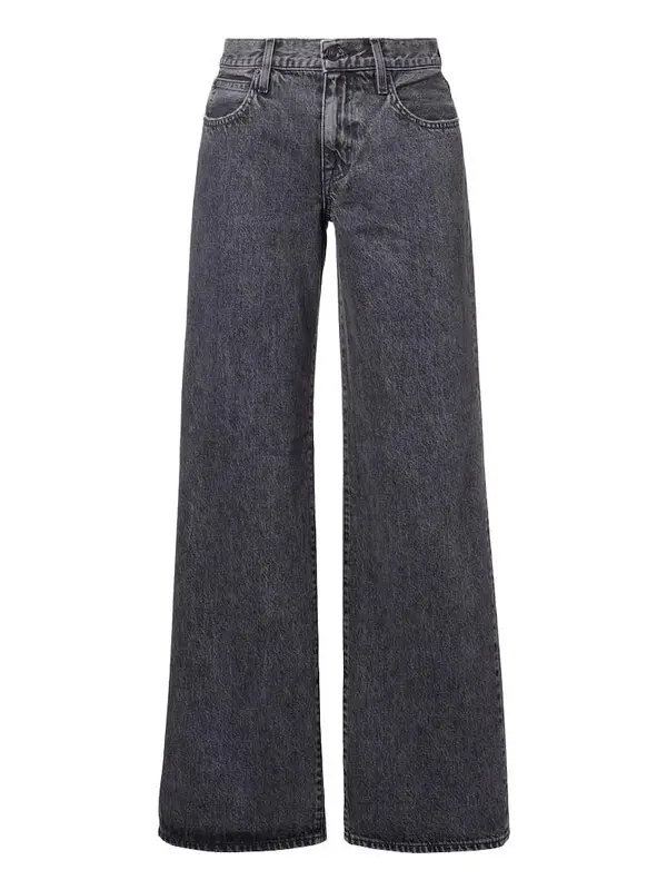 SLVRLAKE Mica Wide-leg Jeans - Black