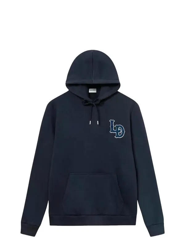 LES DEUX Brady Ld Patch Hoodie - Blue