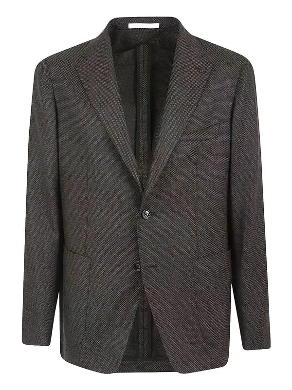 Tagliatore Single-breasted Blazer - Brown