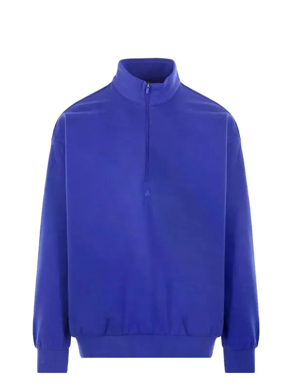 Adidas Basketball Logo Printed Sweatshirt - Blue