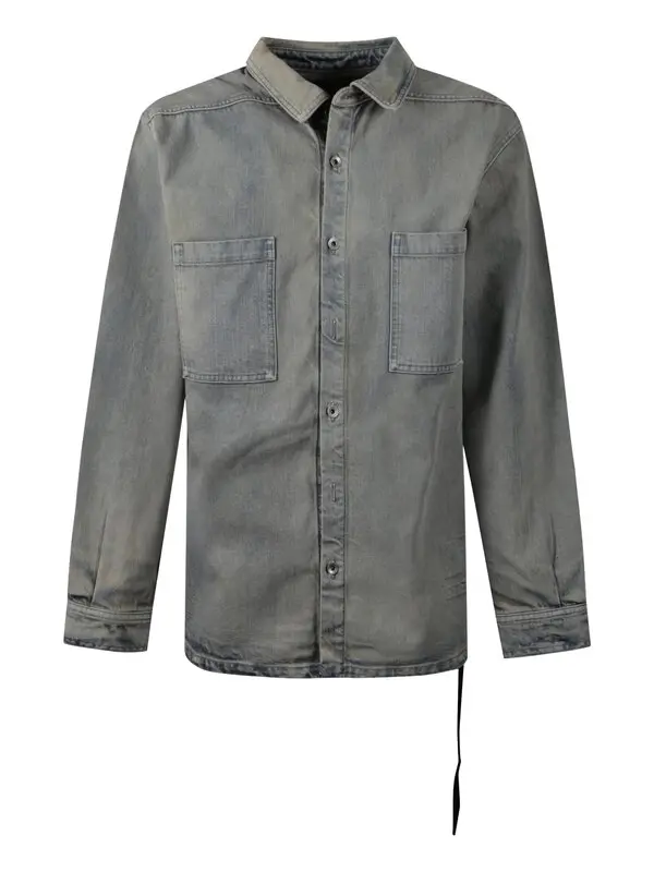 Rick Owens Jumbo Denim Jacket - Blue