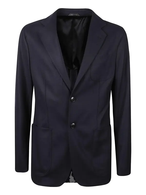 Giorgio Armani Blazer With Buttons - Blue