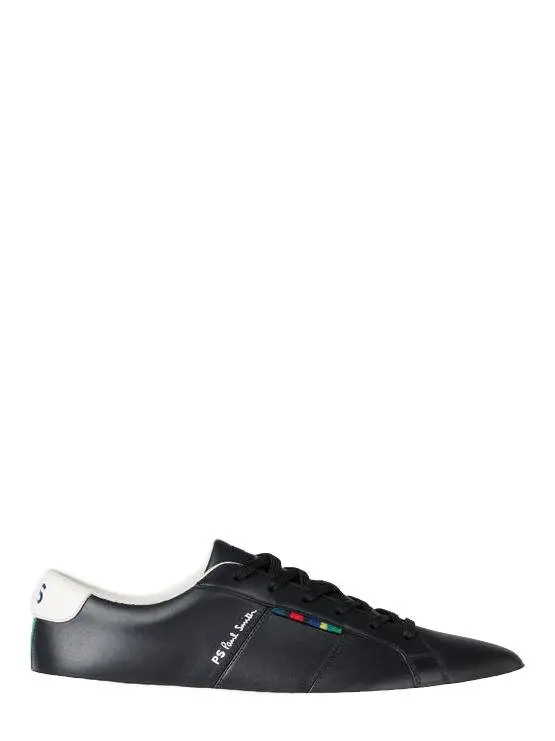 Paul Smith Leather Trainers - Black