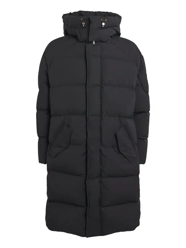 Moose Knuckles Everest Longline Puffer Coat - Black
