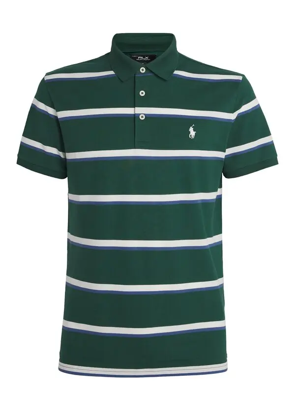Rlx Ralph Lauren Tailored Fit Performance Polo Shirt - Green