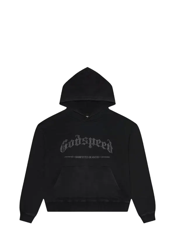 GODSPEED Studded Og Logo Hoodie - Black