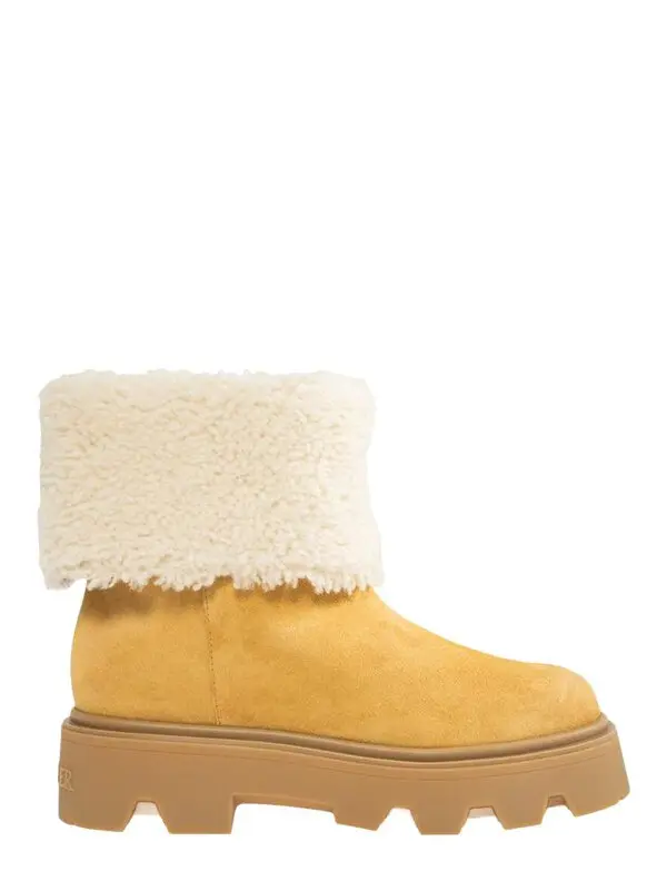 Moncler Aurea Mid Ankle Boot - Tan