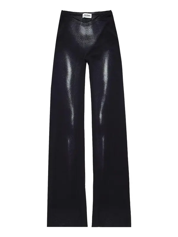 JEAN PAUL GAULTIER Mesh Fluid Body Dust Pant - Black