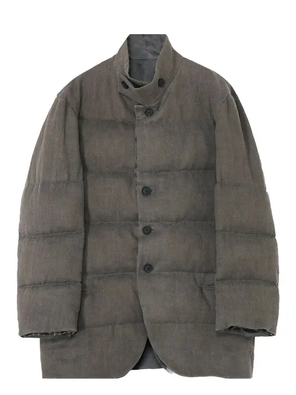 YOHJI YAMAMOTO POUR HOMME Horizontal Padded Jacket - Grey