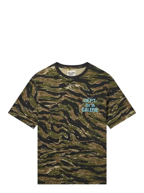 GALLERY DEPT. French Tee 'tiger Camo - Brown