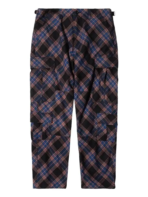 StÜssy Bias Surplus Plaid Cargo Pant - Multicolor