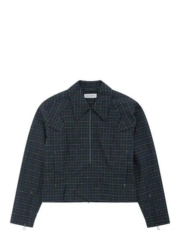KIKO KOSTADINOV Kraner Cropped Blouson - Green