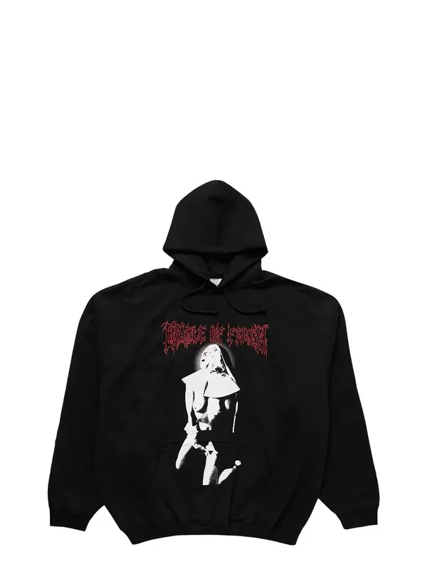 Vetements Iconic Nun Oversized Hoodie - Black