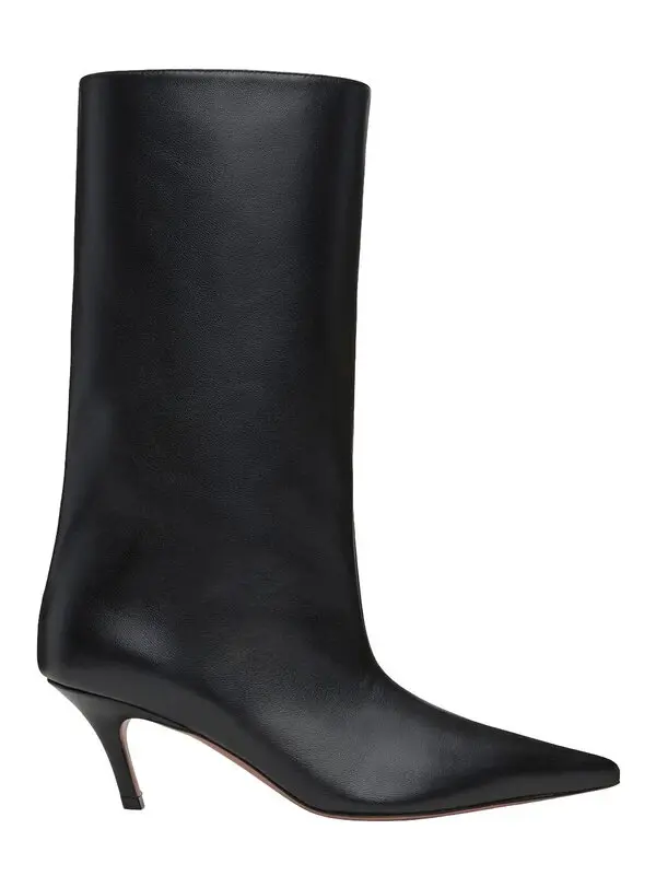 Amina Muaddi Boots - Black