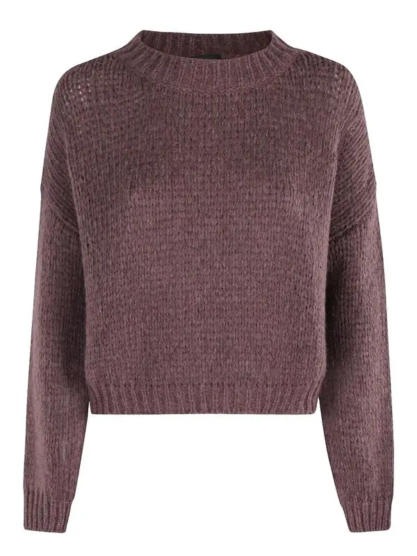 ROBERTO COLLINA Pullover Sweater - Burgundy