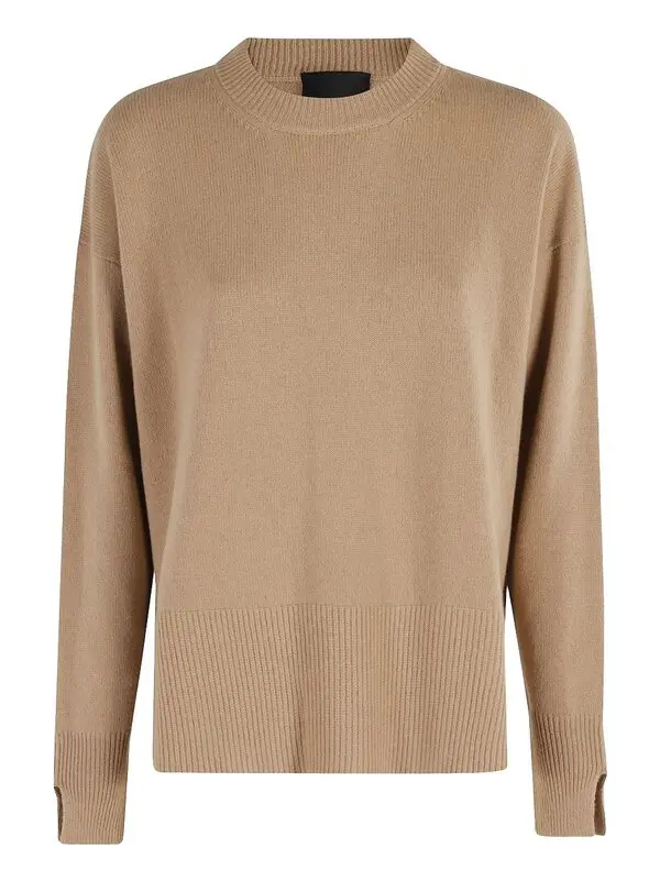 ROBERTO COLLINA Pullover Sweater - Camel