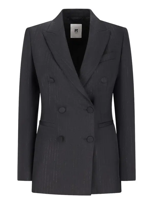 PT TORINO Tailored Blazer - Black
