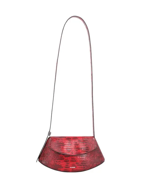 JIL SANDER Crossbody Bag - Burgundy