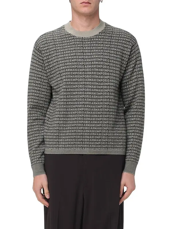 Emporio Armani Printed Sweater - Green