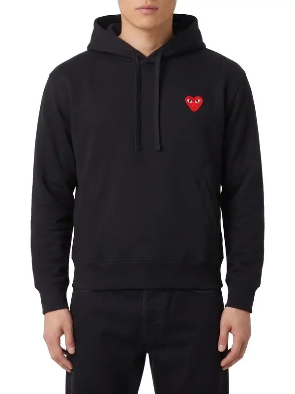 Play Comme Des Garcon Hoodie - Black
