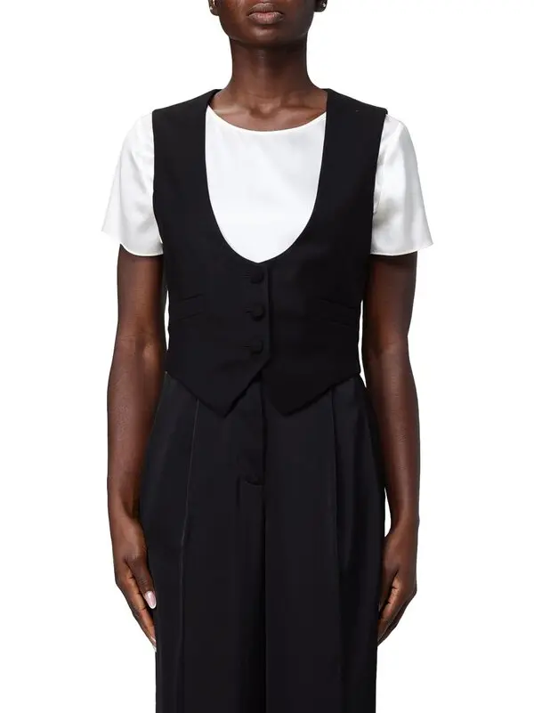 MAR DE MARGARITAS Waistcoat - Black