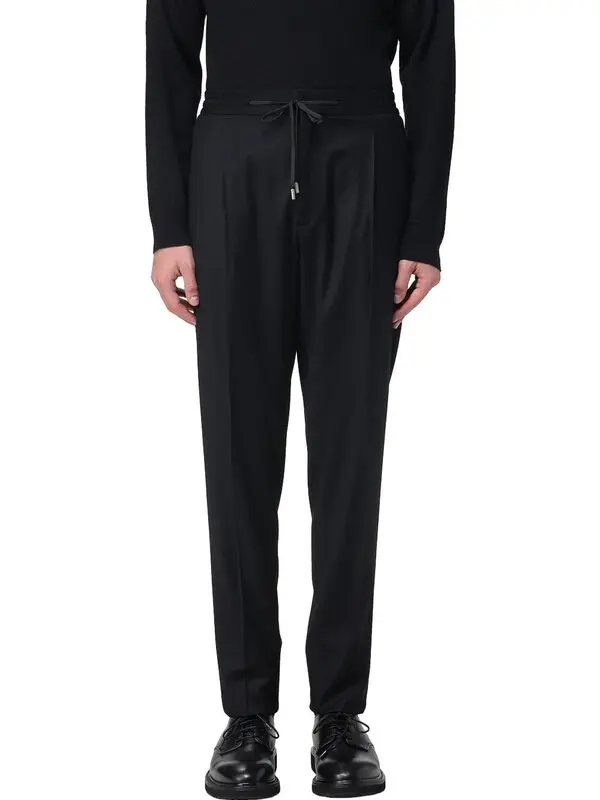 LARDINI Tailored Pants - Black