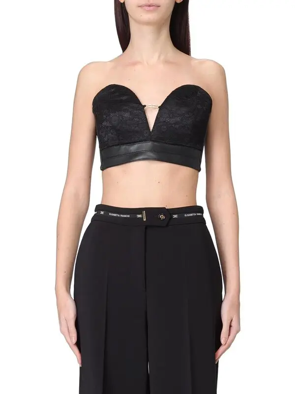 Elisabetta Franchi Top - Black