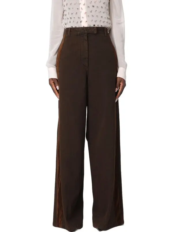 Dries Van Noten Wide-leg Jeans - Brown