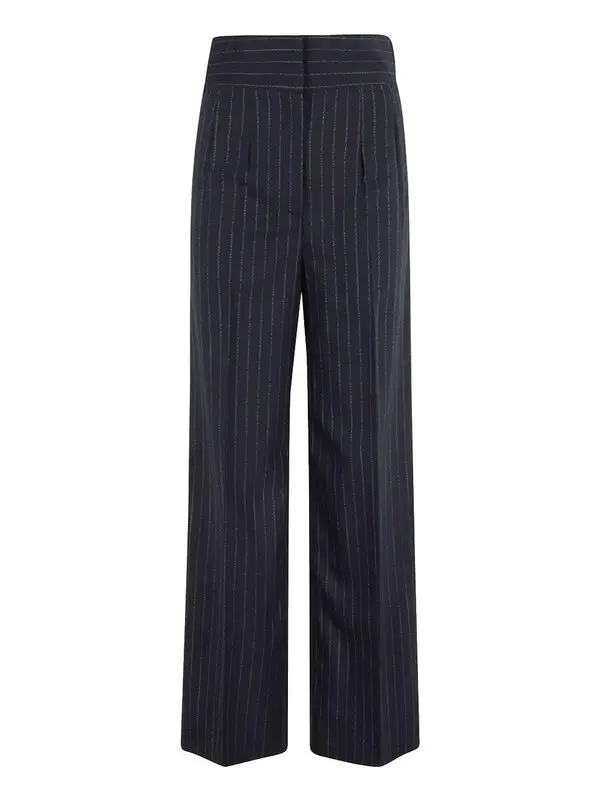 Erika Cavallini Straight Leg Trousers - Blue