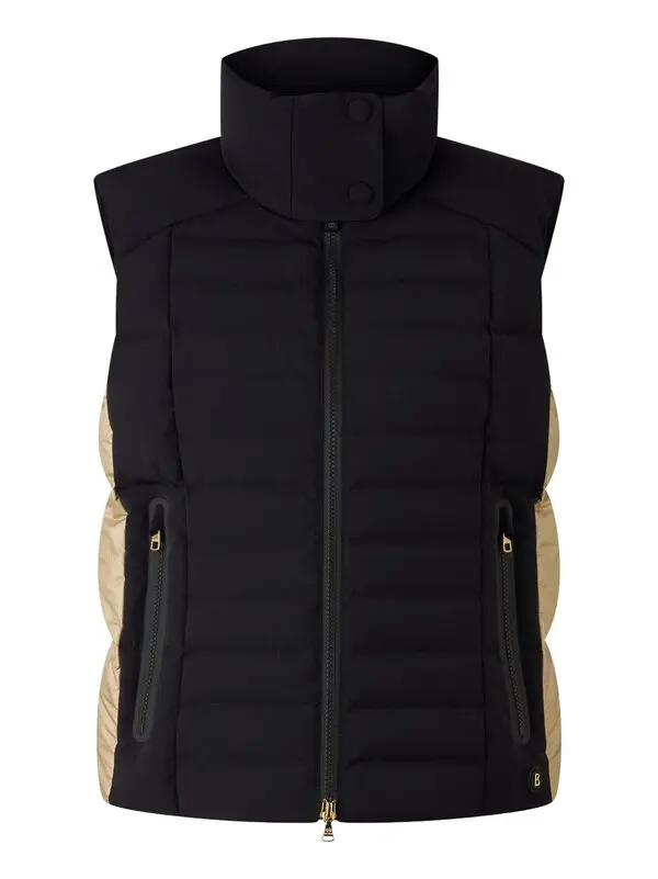 Bogner Bond Down Vest - Black/beige