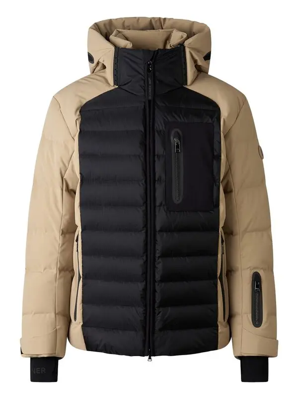 Bogner Bond Down Ski Jacket - Beige/black