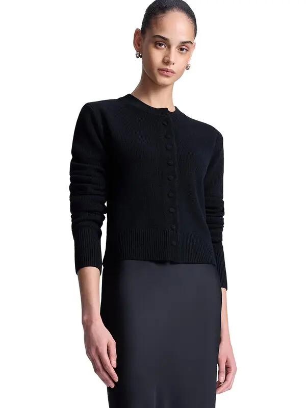 A.L.C. Skyler Cashmere Cardigan - Black