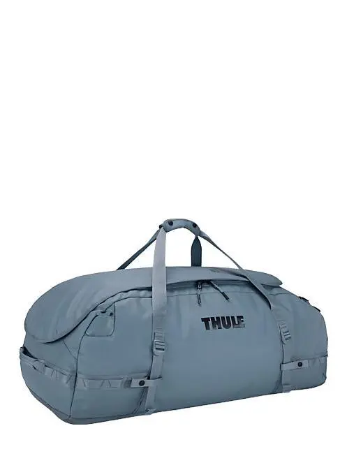 Thule Brand-print Woven Duffle Bag - Pond Gray