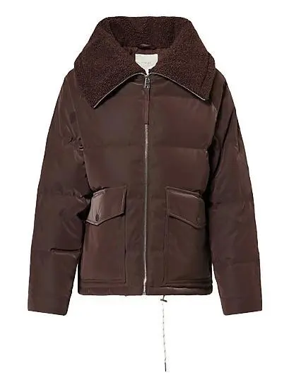 Varley Roseville Down Padded Jacket - Coffee Bean